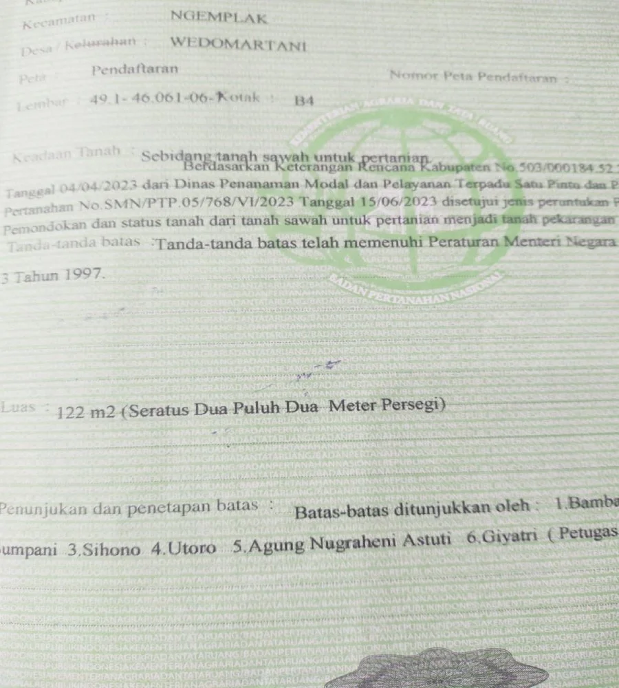 Tanah Dijual di Yogyakarta Dekat UNRIYO, UPN Veteran Yogyakart...